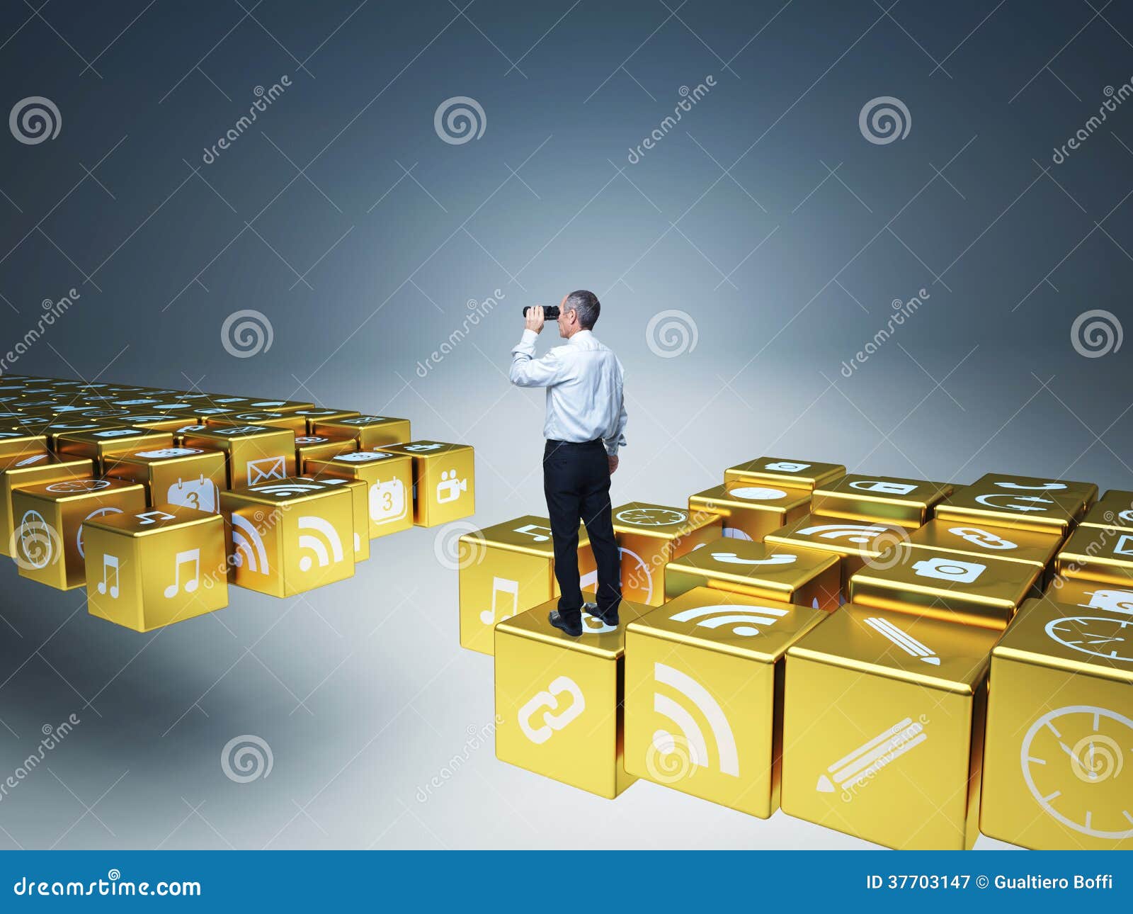 Looking for solution stock image. Image of people, bridge - 37703147