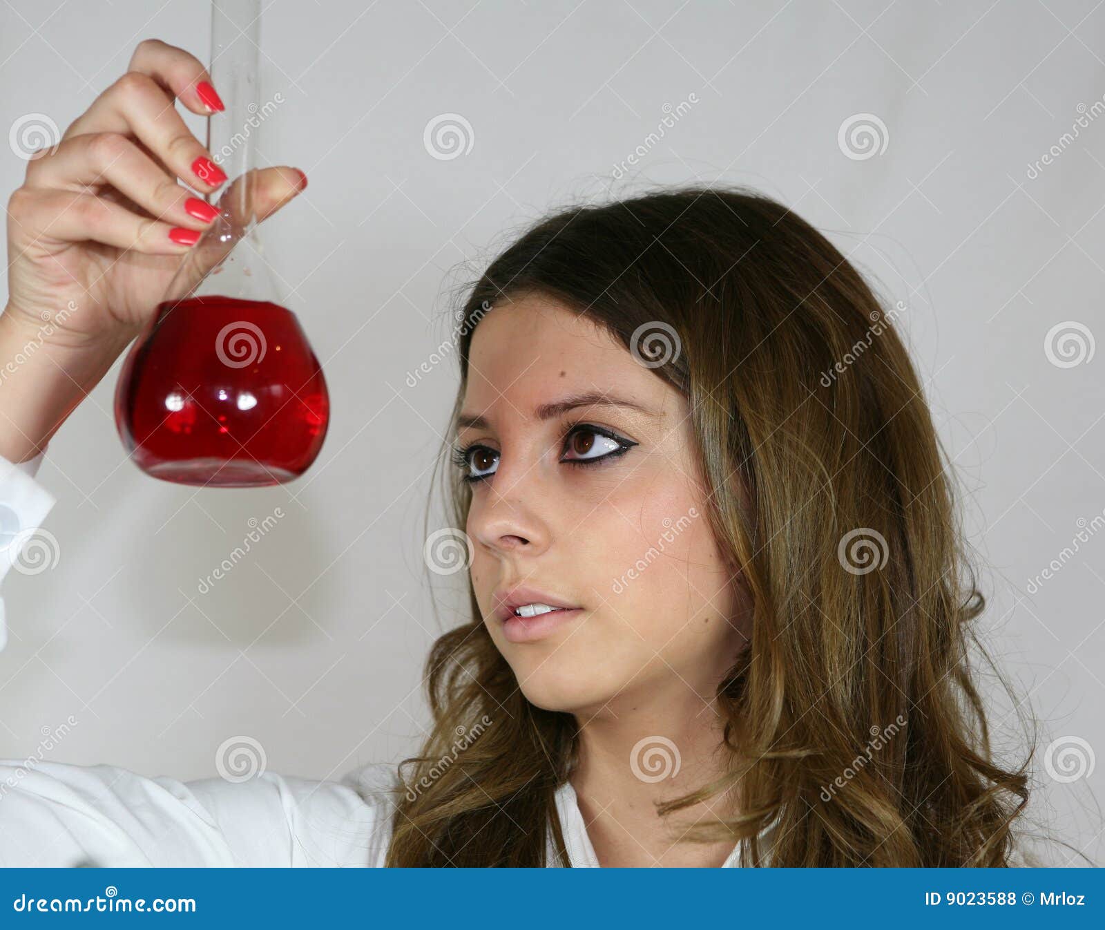 Looking for the Solution stock photo. Image of girl, safety - 9023588