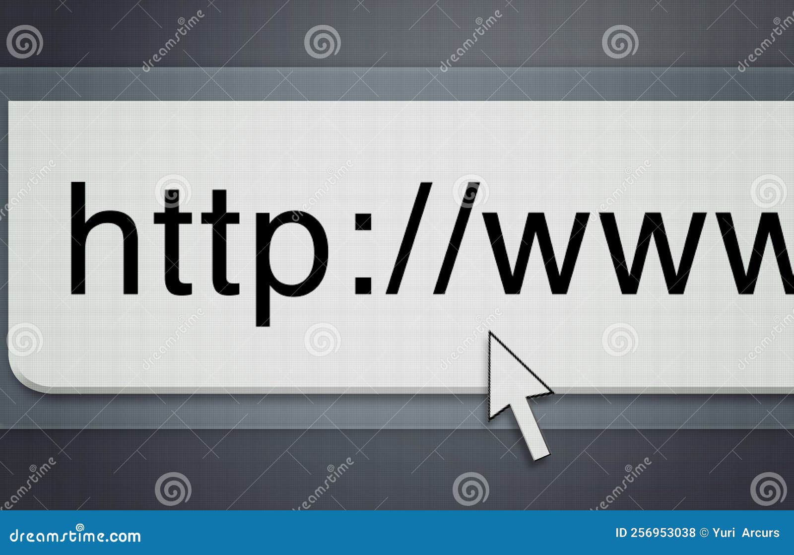 Looking for Something Online. Closeup of a Search Bar on a Computer ...