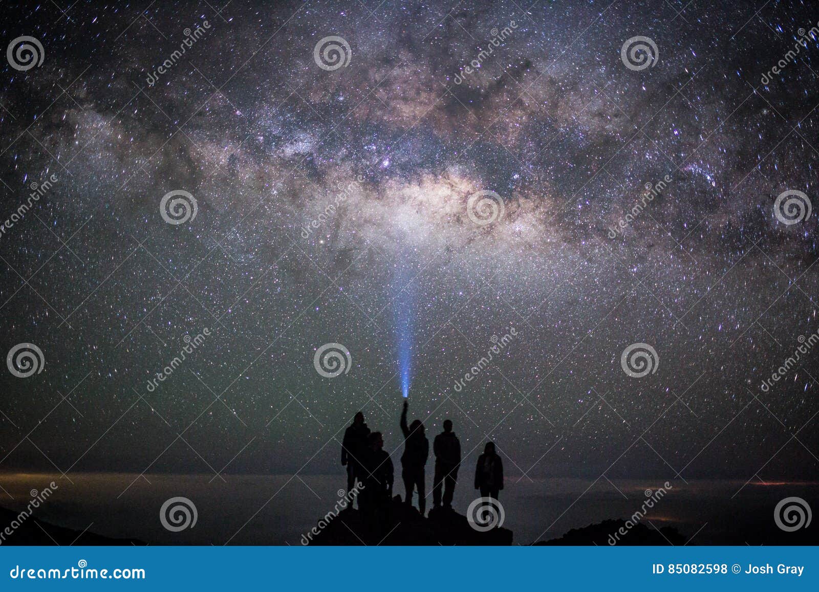 Star Gazing Sunset Sky Is At Canadian River Stock Photo | CartoonDealer ...