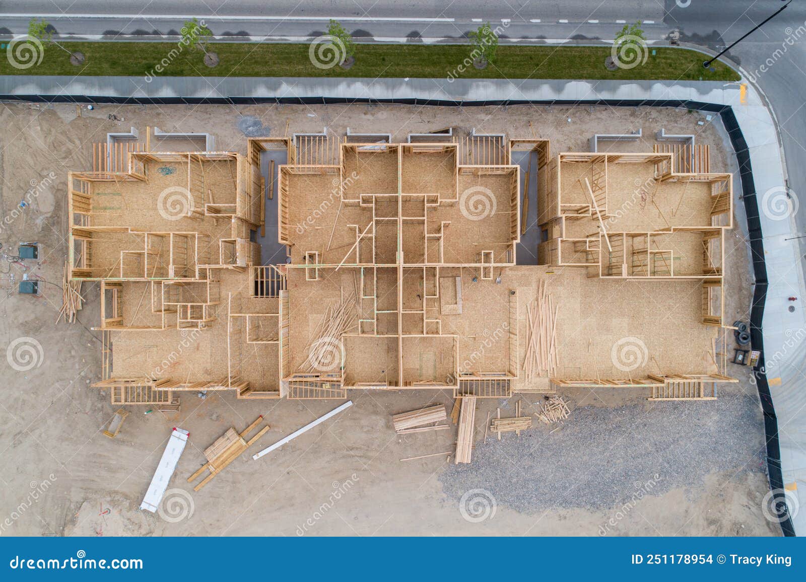 New building taking place stock photo. Image of project - 251178954