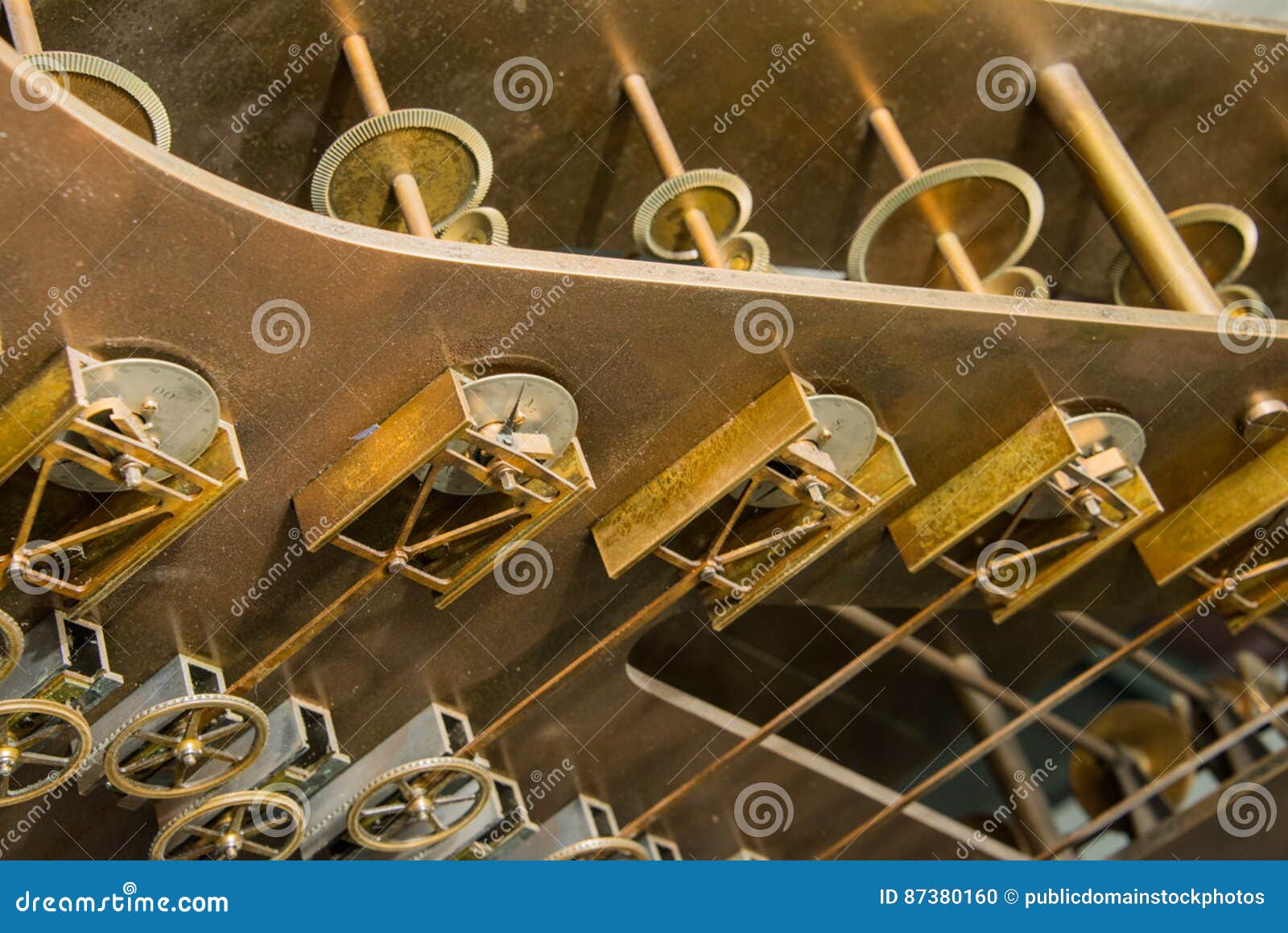 Looking Into The Top Of Tide Predicting Machine No. 2 Picture. Image ...