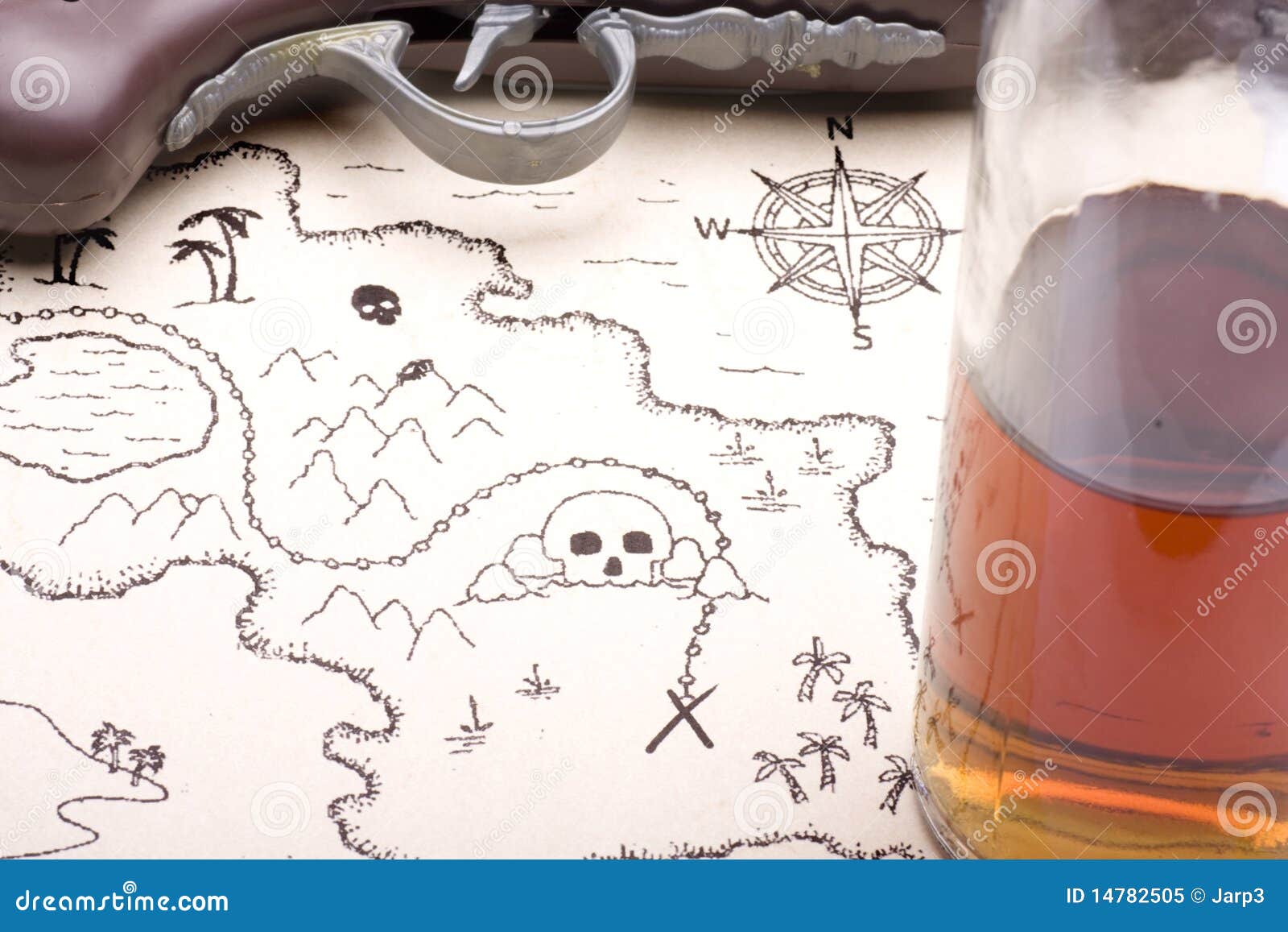 Looking for treasure stock image. Image of pirate, gold - 14782505