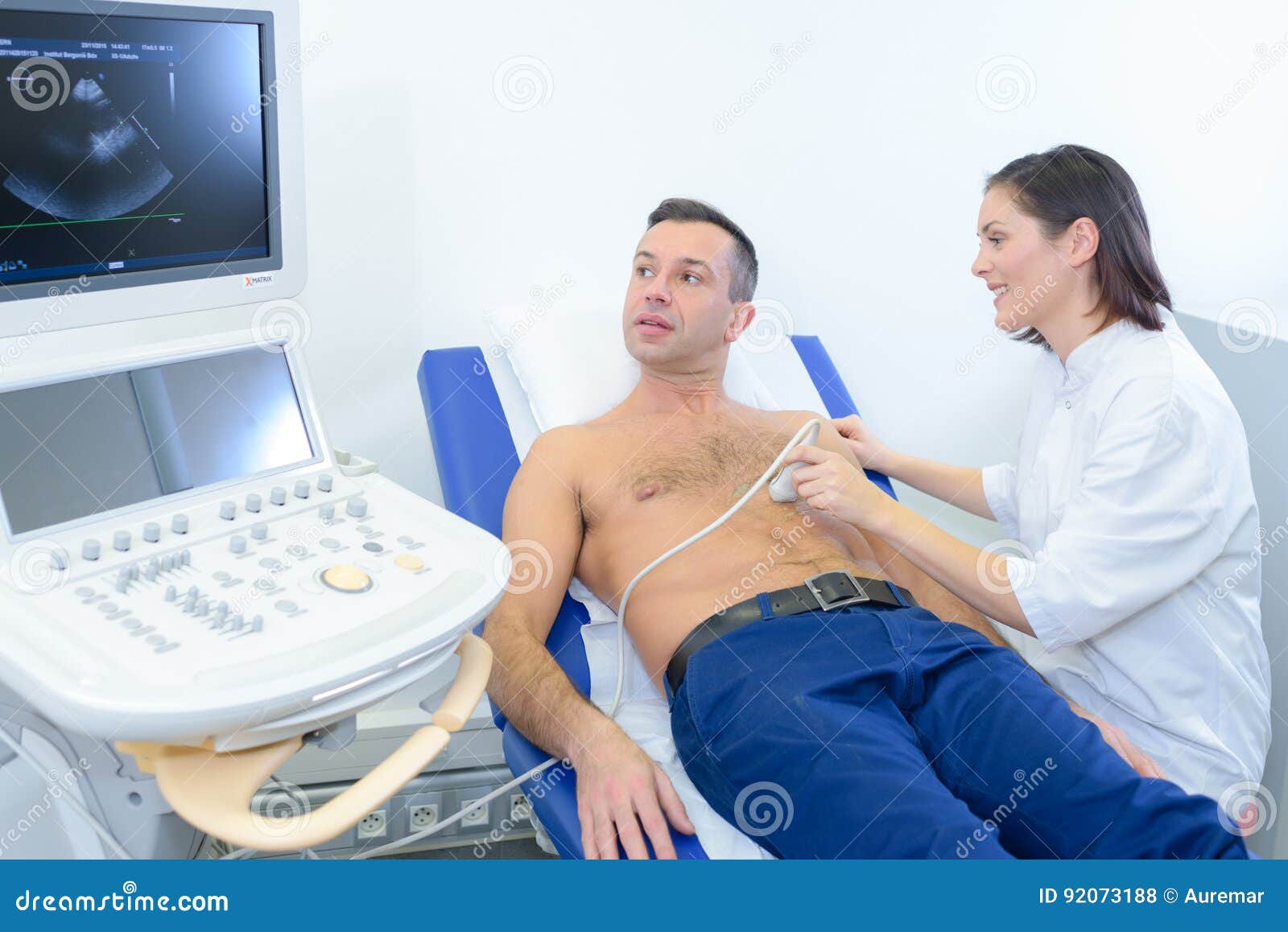 Ultrasound Screen With Fetal Echocardiography Royalty-Free Stock Photo ...