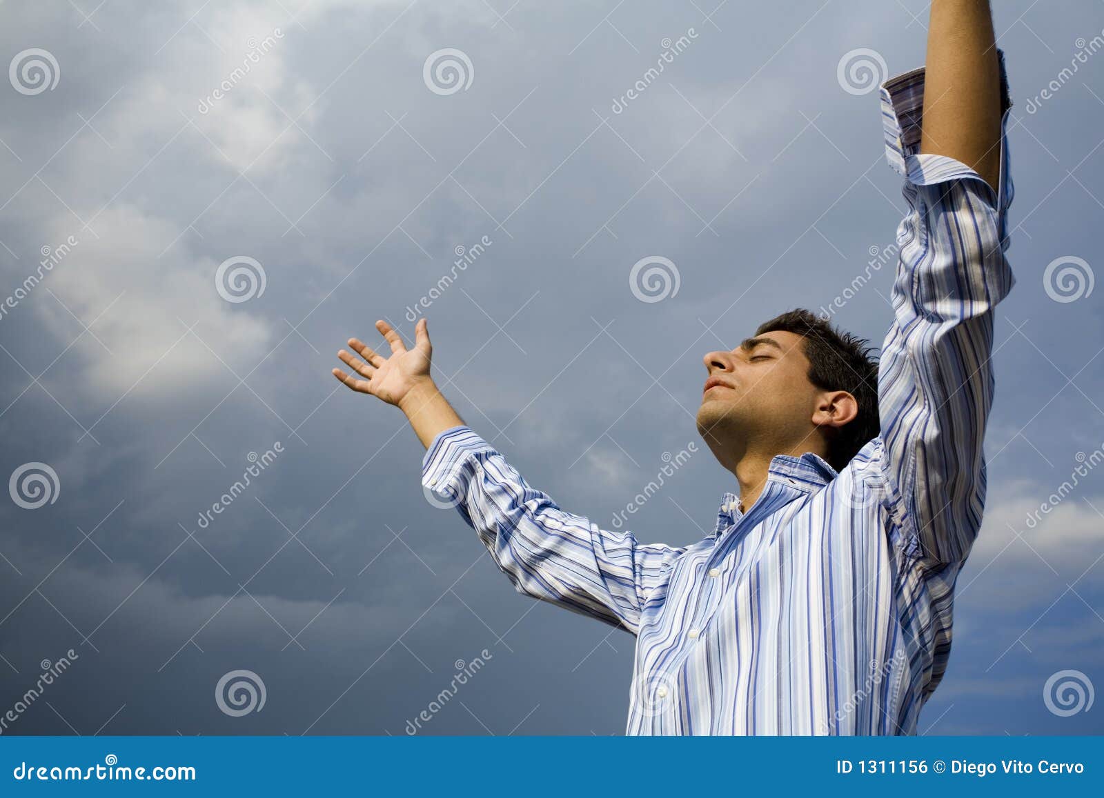 Looking up stock photo. Image of future, businesspeople - 1311156