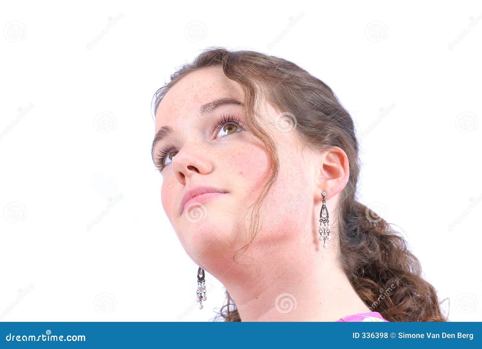 Looking up stock photo. Image of pose, happiness, caucasian - 336398