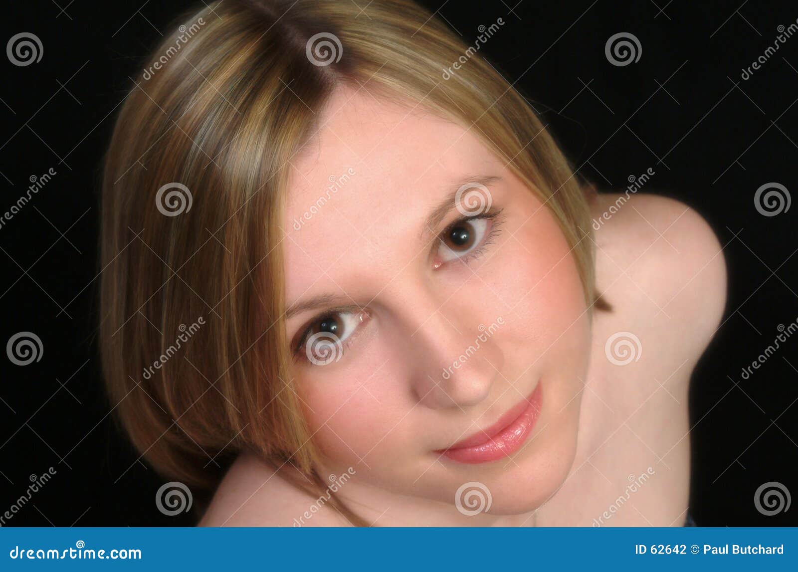 Looking Up stock photo. Image of relax, model, laugh, provocative - 62642