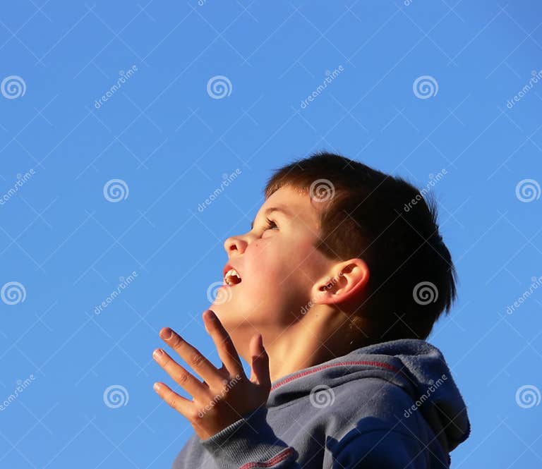 Looking up stock image. Image of watch, pray, look, peering - 811093