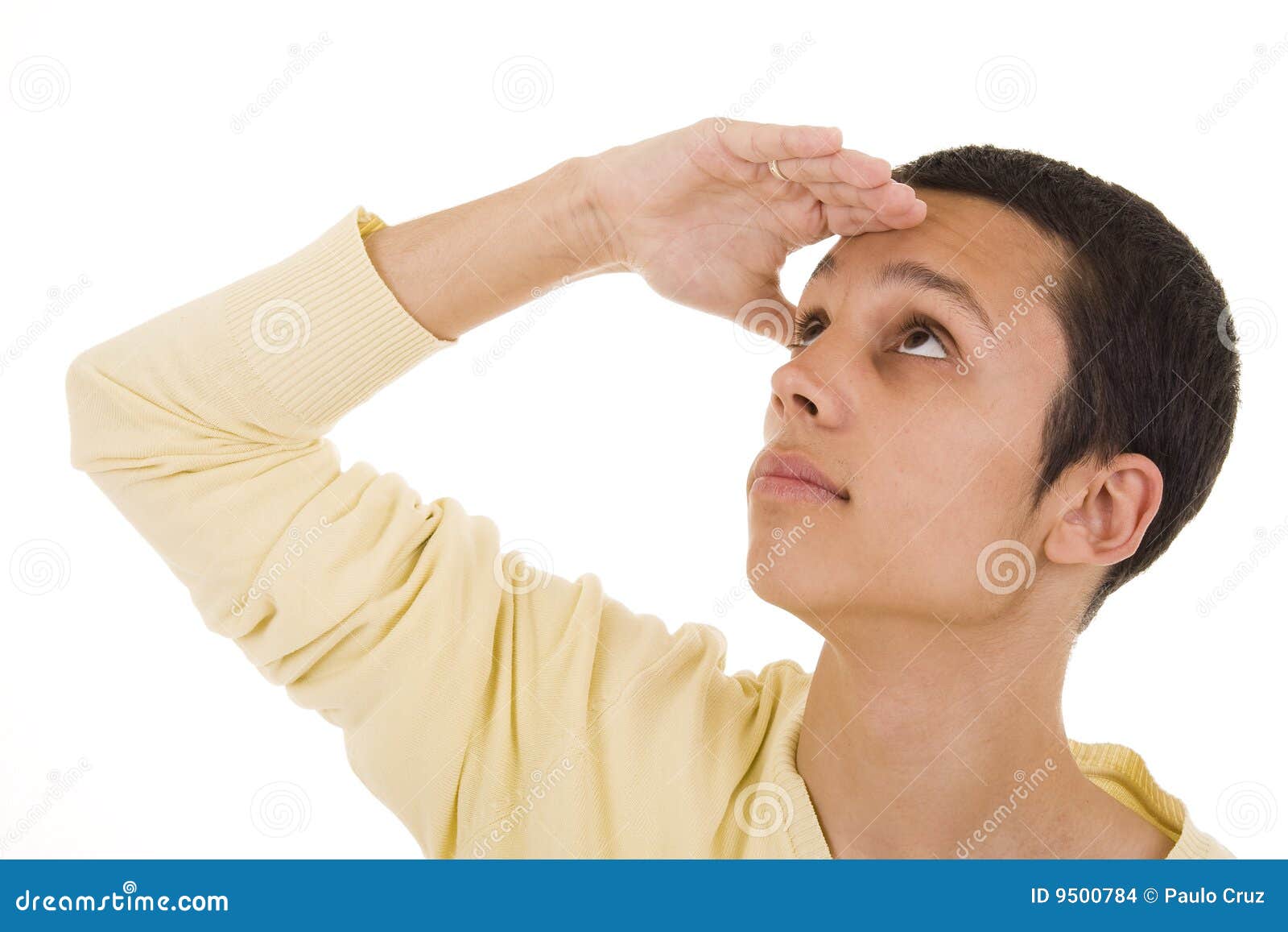 Looking up stock photo. Image of concept, look, corner - 9500784