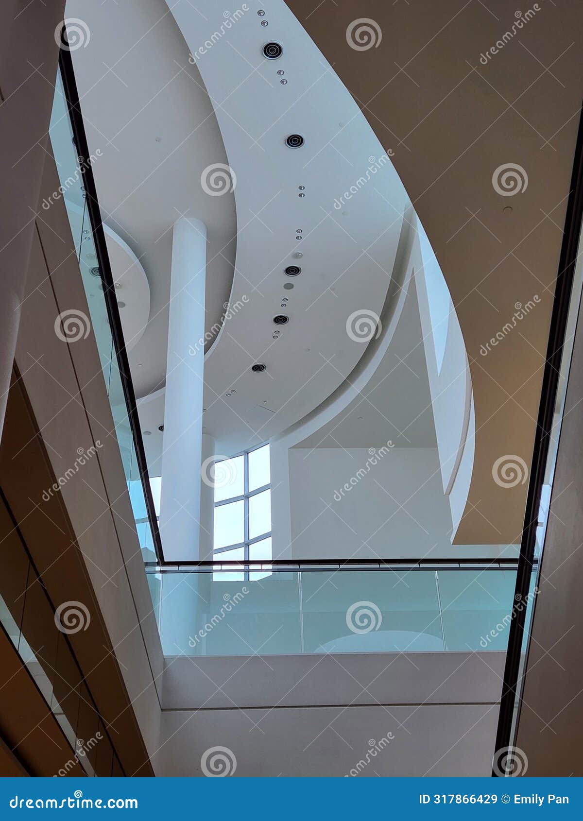 Looking up at a Ceiling stock image. Image of window - 317866429