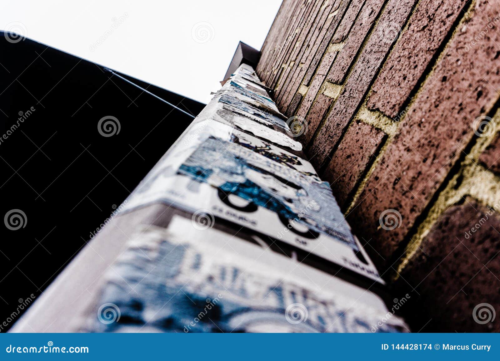 Looking Up from the Gutter stock photo. Image of concrete - 144428174