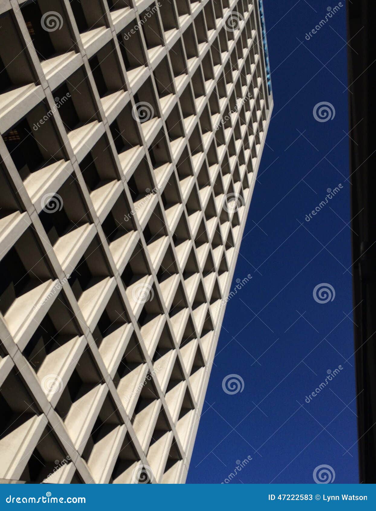 Looking Up at High Rise Building Stock Image - Image of abstract ...
