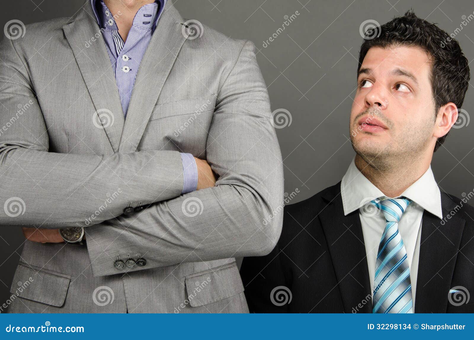 Looking up stock photo. Image of corporate, crossed, executive - 32298134