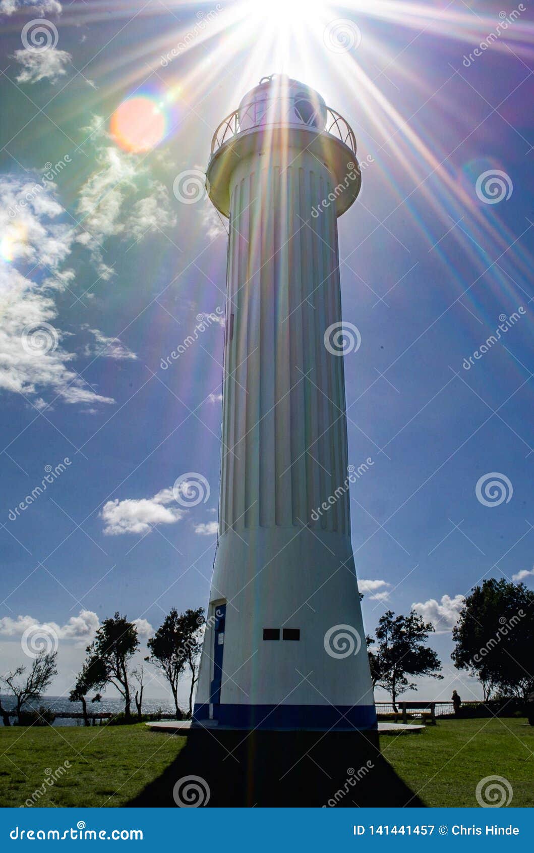 Looking up at lighthouse stock image. Image of architecture - 141441457