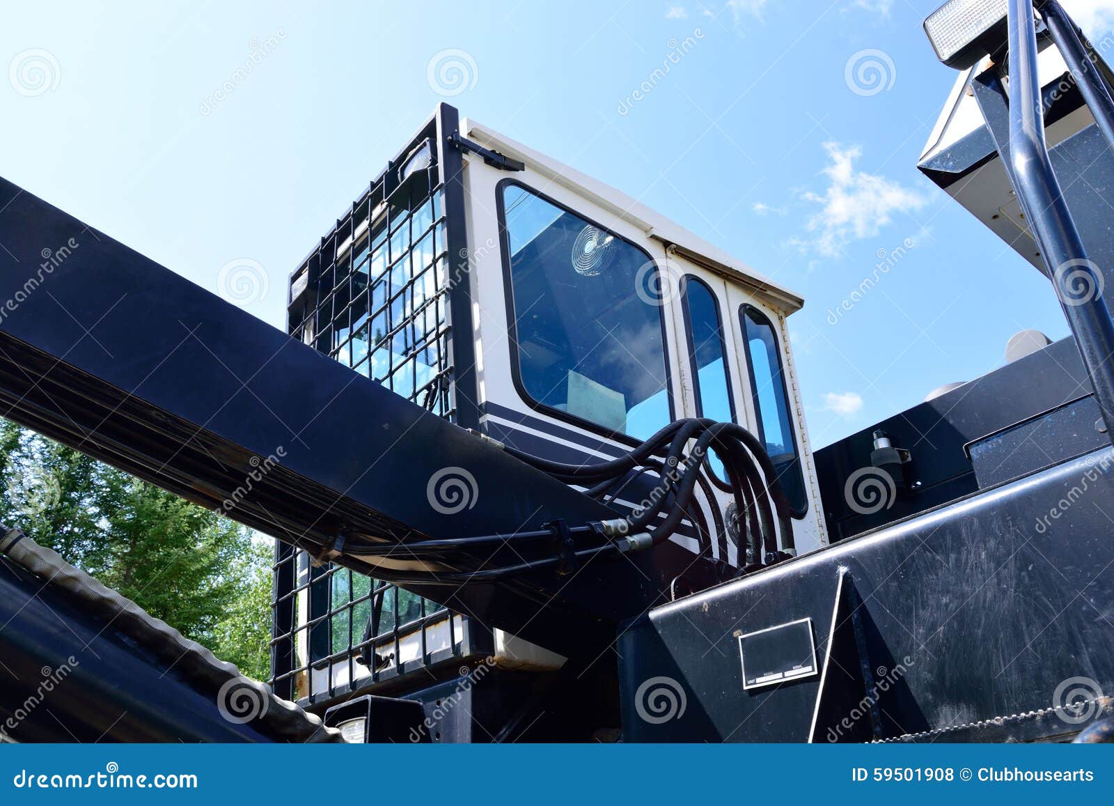 Log Loader And Slasher Royalty-Free Stock Photography | CartoonDealer ...