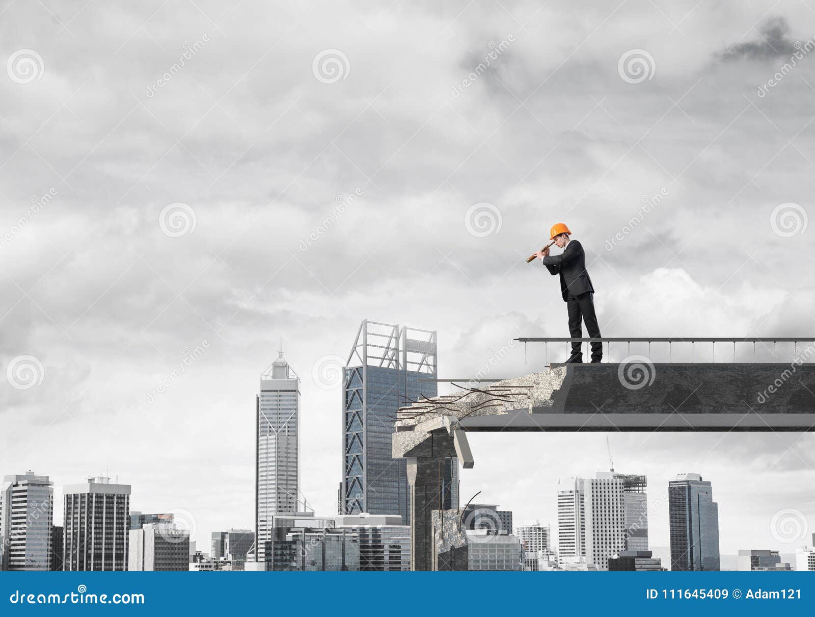 Looking Up for New Ways of Problems Solution. Stock Image - Image of ...