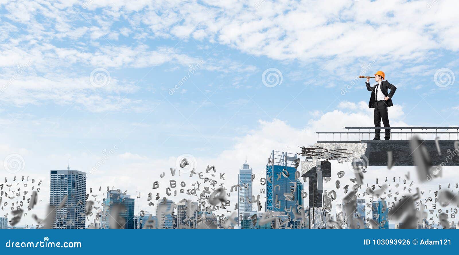 Looking Up for New Ways of Problems Solution. Stock Photo - Image of ...