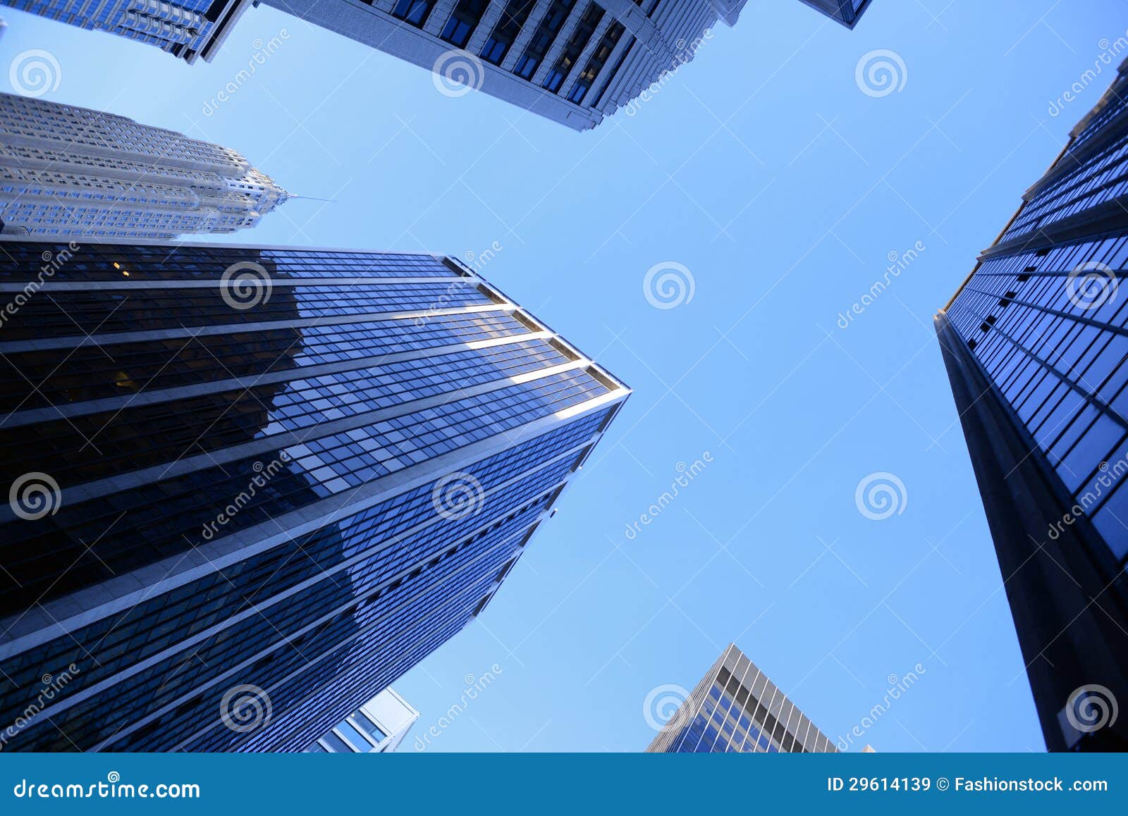 Looking Up a Skyscraper Office Block Stock Image - Image of downtown ...