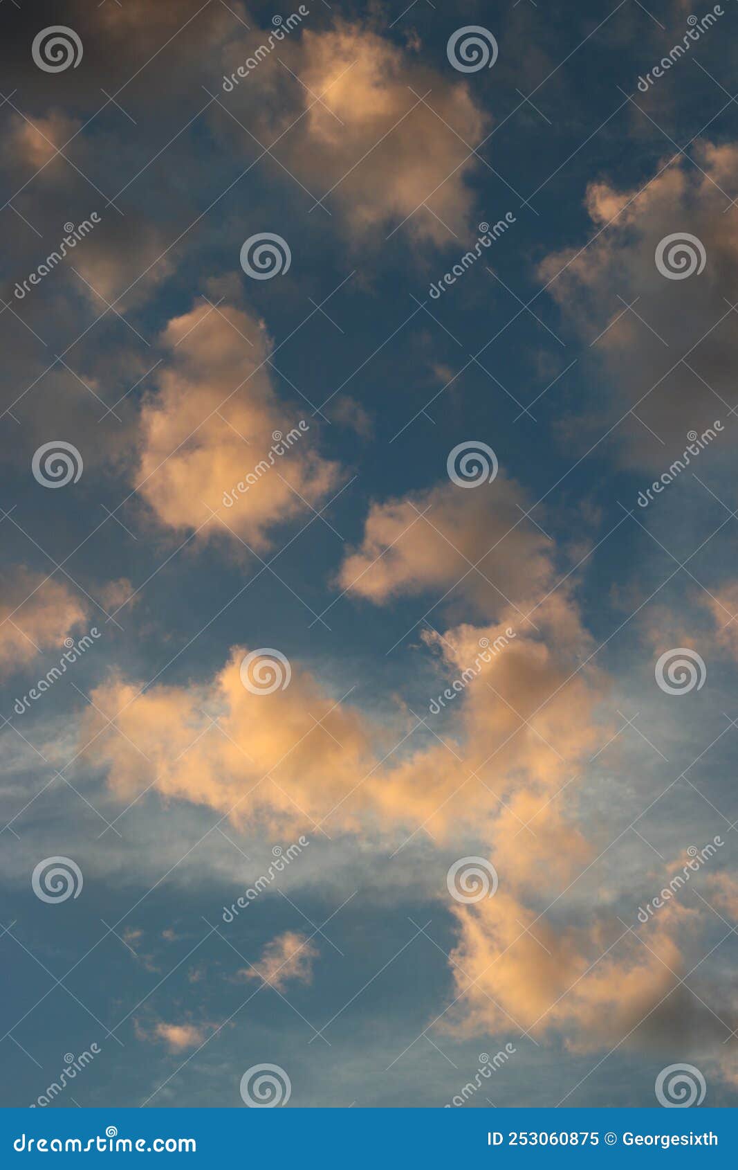 Dramatic Lighting on Clouds Abstract Background Stock Image - Image of ...