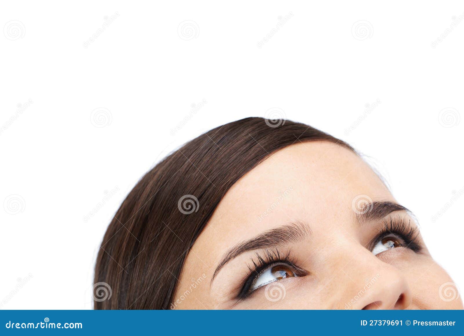 Looking upwards stock image. Image of head, isolation - 27379691