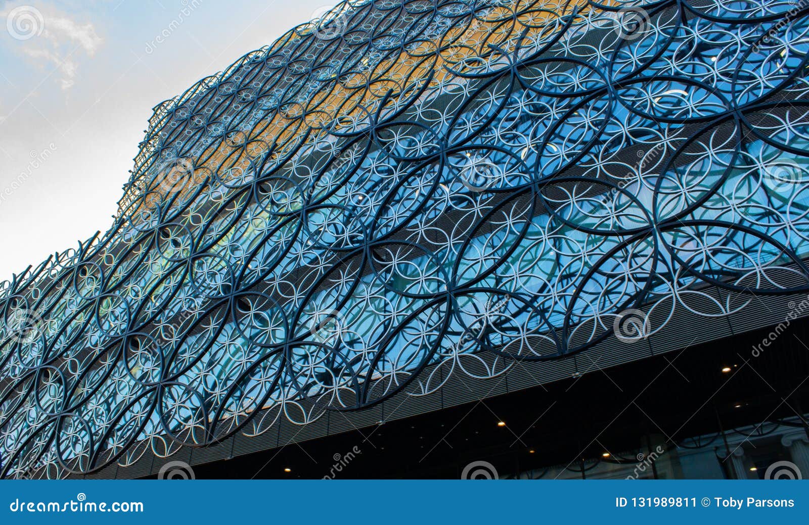 Looking Upwards at the Birmingham Library Editorial Photo - Image of ...