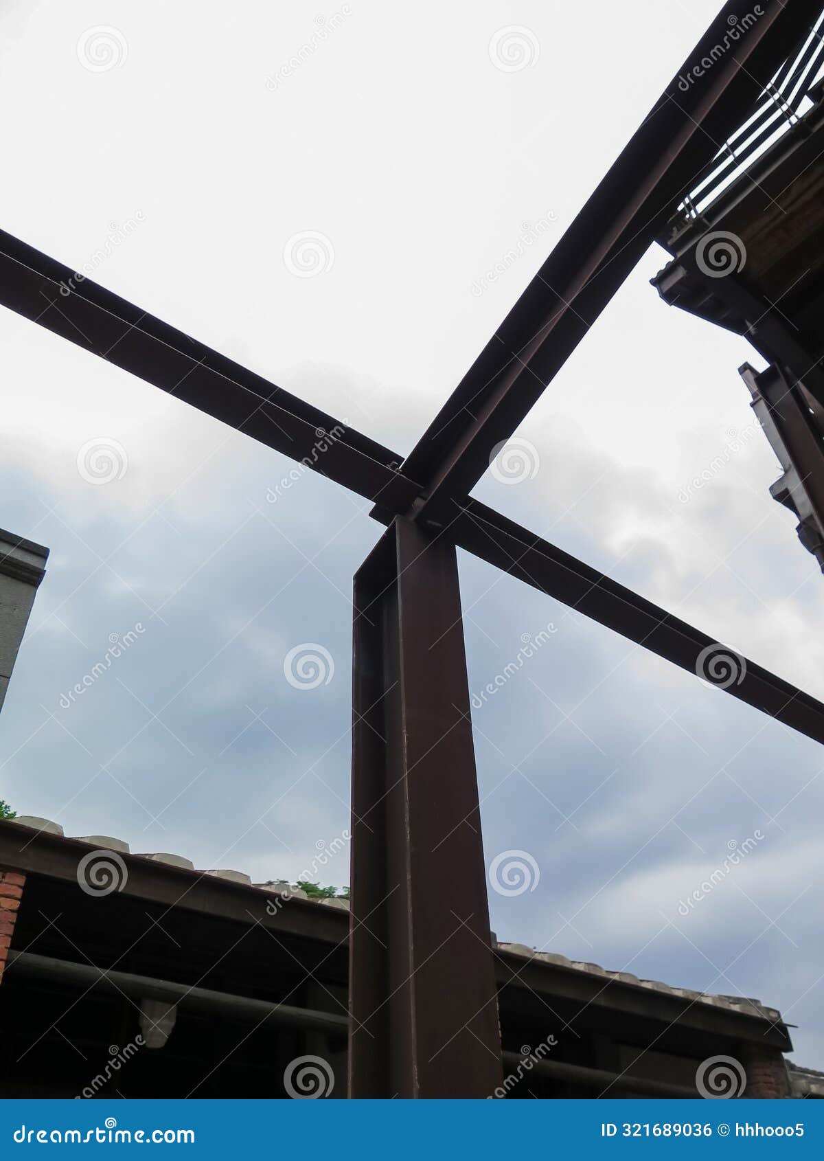 Looking from Window with Beautiful Scene, City Scene. Stock Photo ...