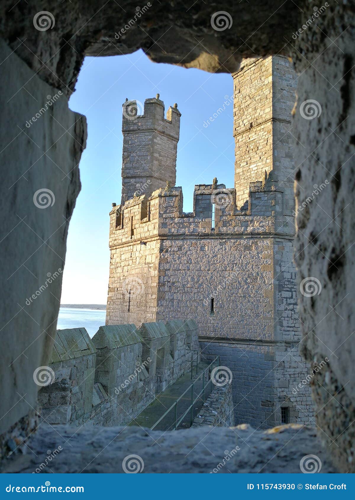 Castle window opening stock photo. Image of looking - 115743930