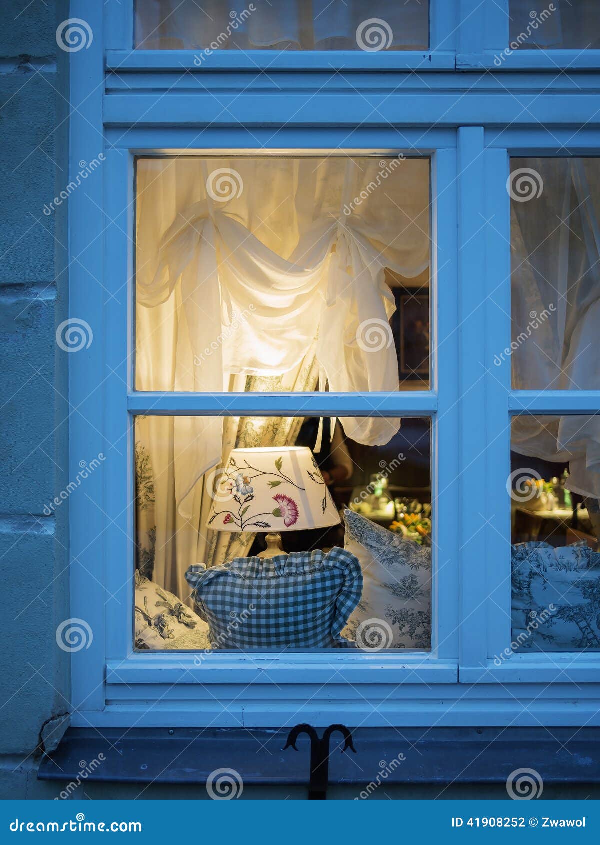 People Outside A Window