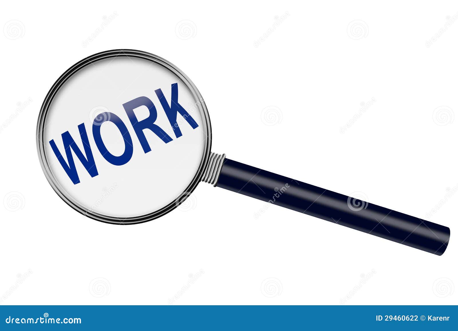 Looking for Work stock illustration. Illustration of optical - 29460622