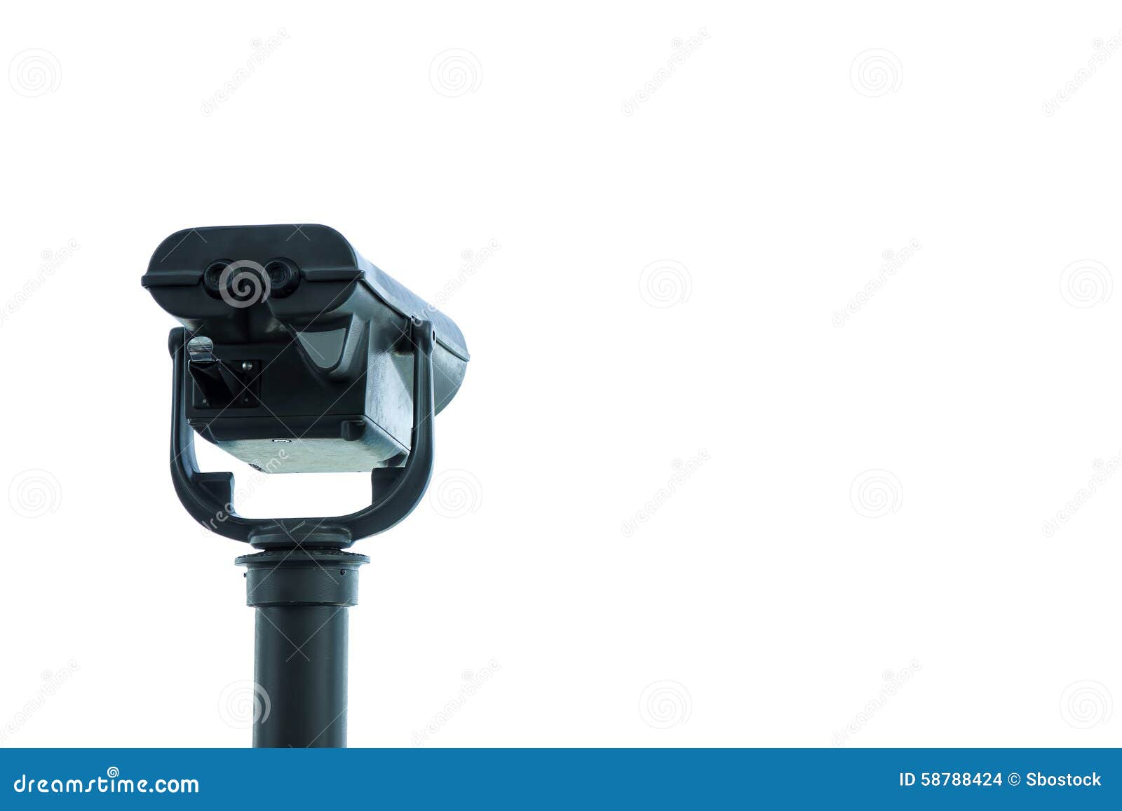 Lookout Binoculars stock photo. Image of observation - 58788424