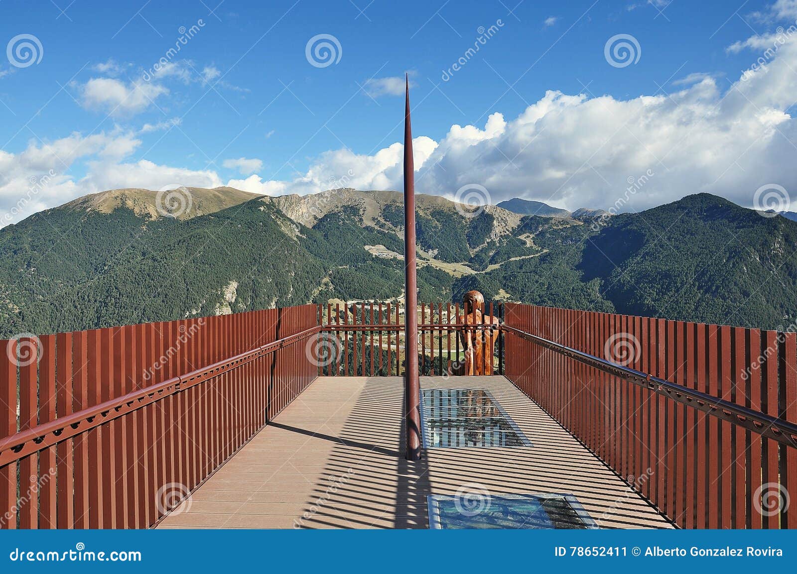 Lookout Roc del Quer editorial photo. Image of tall, landscape - 78652411