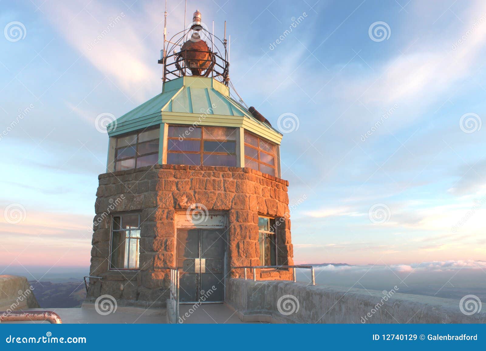 Lookout Tower stock image. Image of watchtower, sunset - 12740129