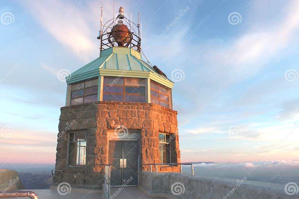 Lookout Tower stock image. Image of watchtower, sunset - 12740129