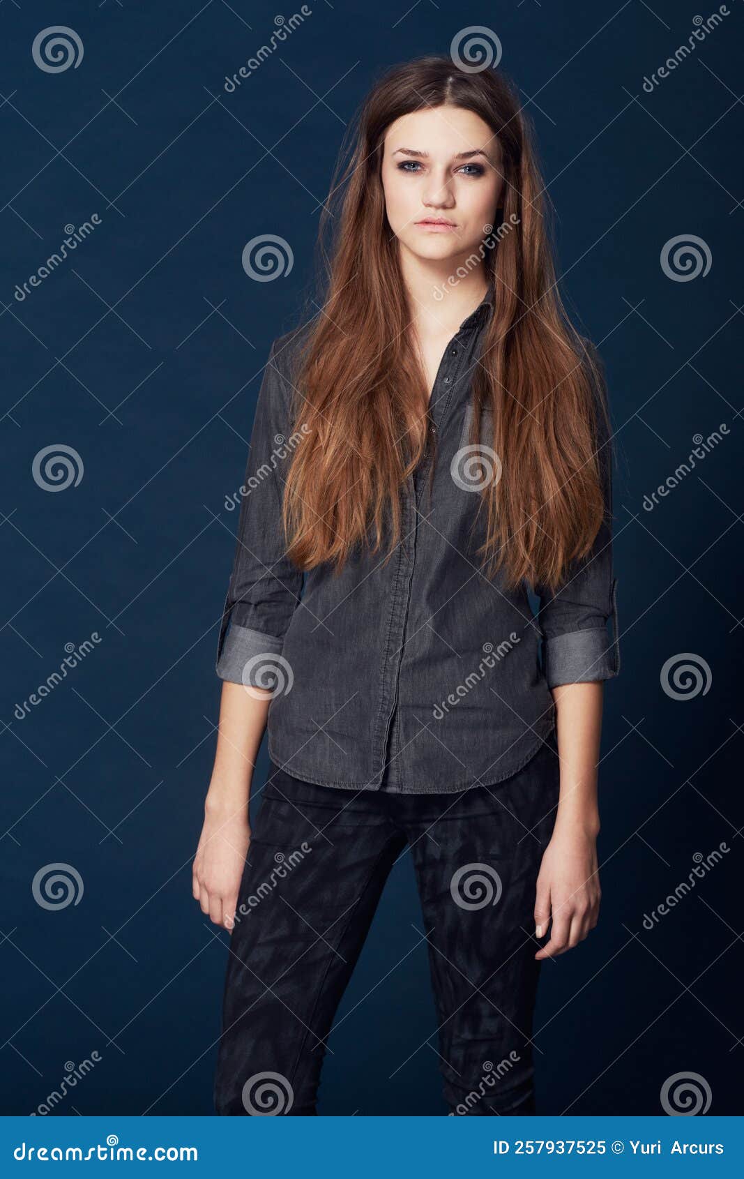 She Looks Great in All the Latest Trends. a Pretty Young Model ... She Looks Great in All the Latest Trends. a Pretty Young Model ...