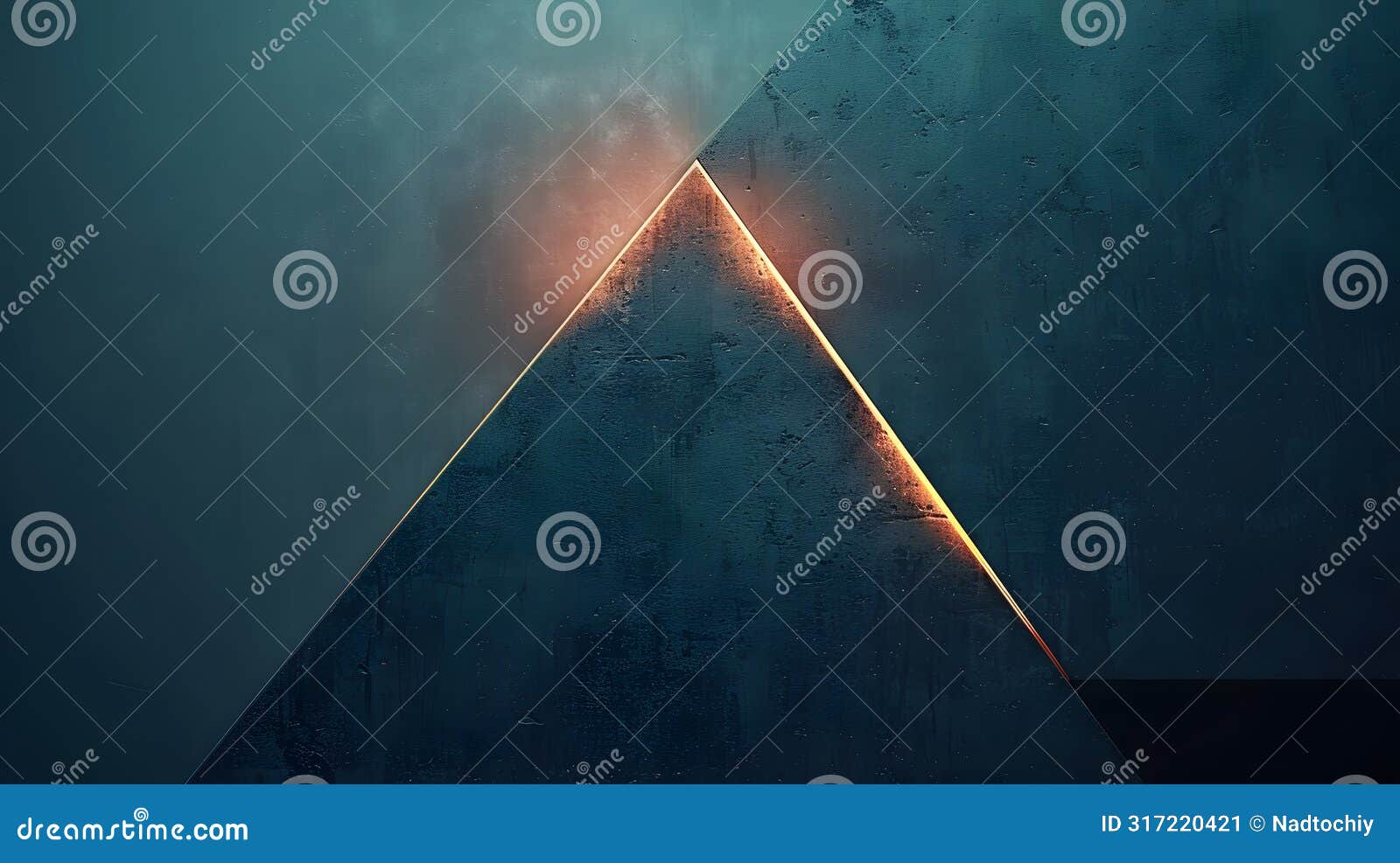It Looks Like a Pyramid with a Light Coming Out of it Stock Image ...