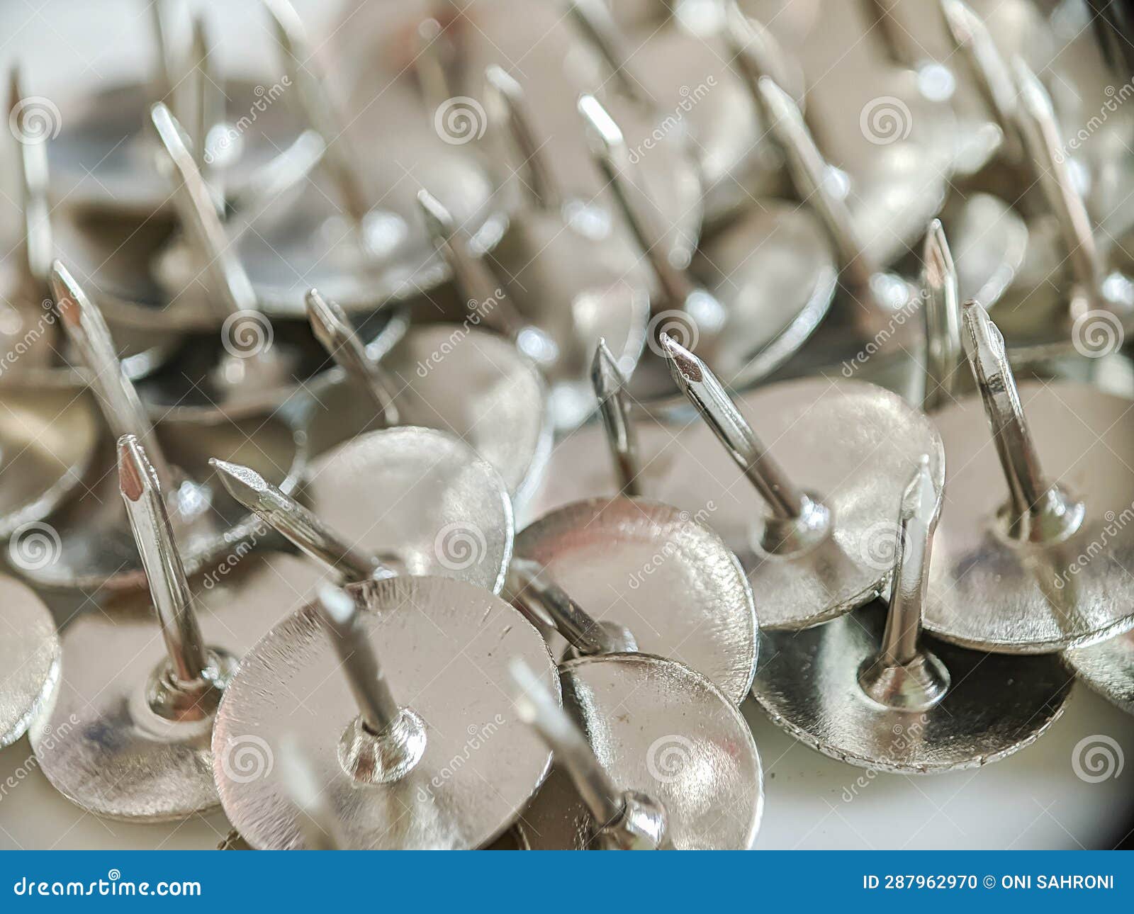 Looks Like Tacks Up Close, Very Sharp Stock Photo - Image of clip ...