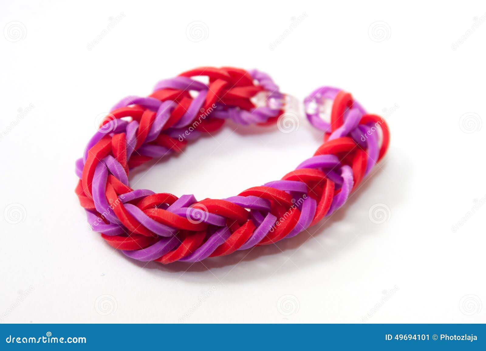 Loom Band on the White Background Stock Image - Image of gradient, blue ...