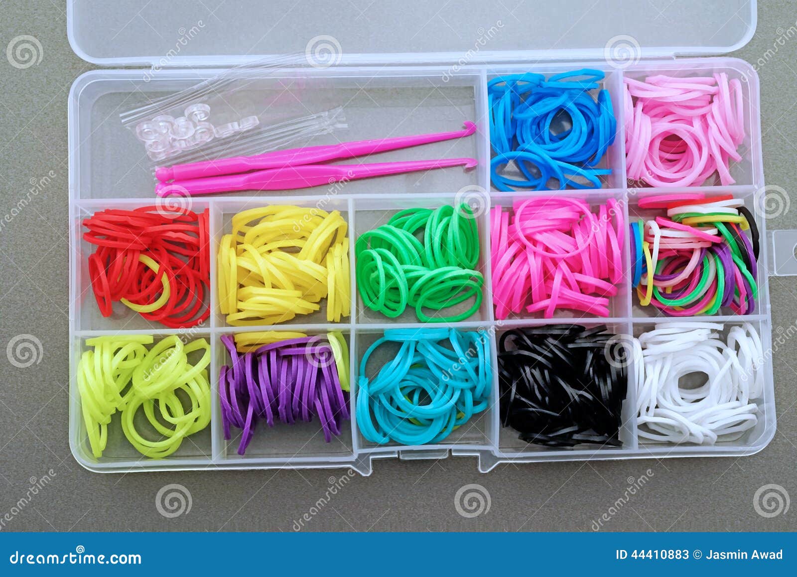 Loom Bands stock image. Image of hobby, color, loom, jewelry - 44410883