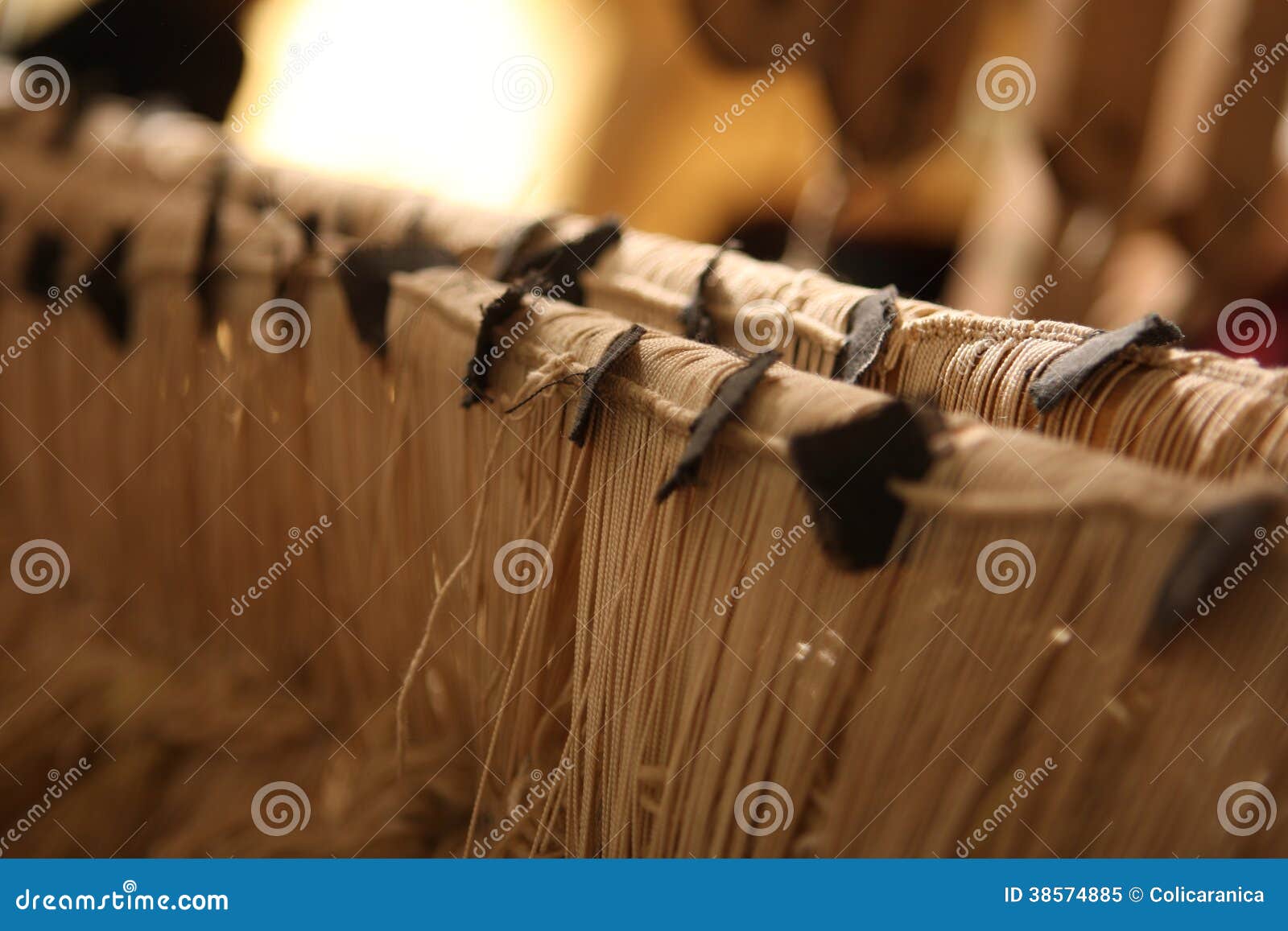 Loom stock image. Image of chinese, craft, factory, fiber - 38574885