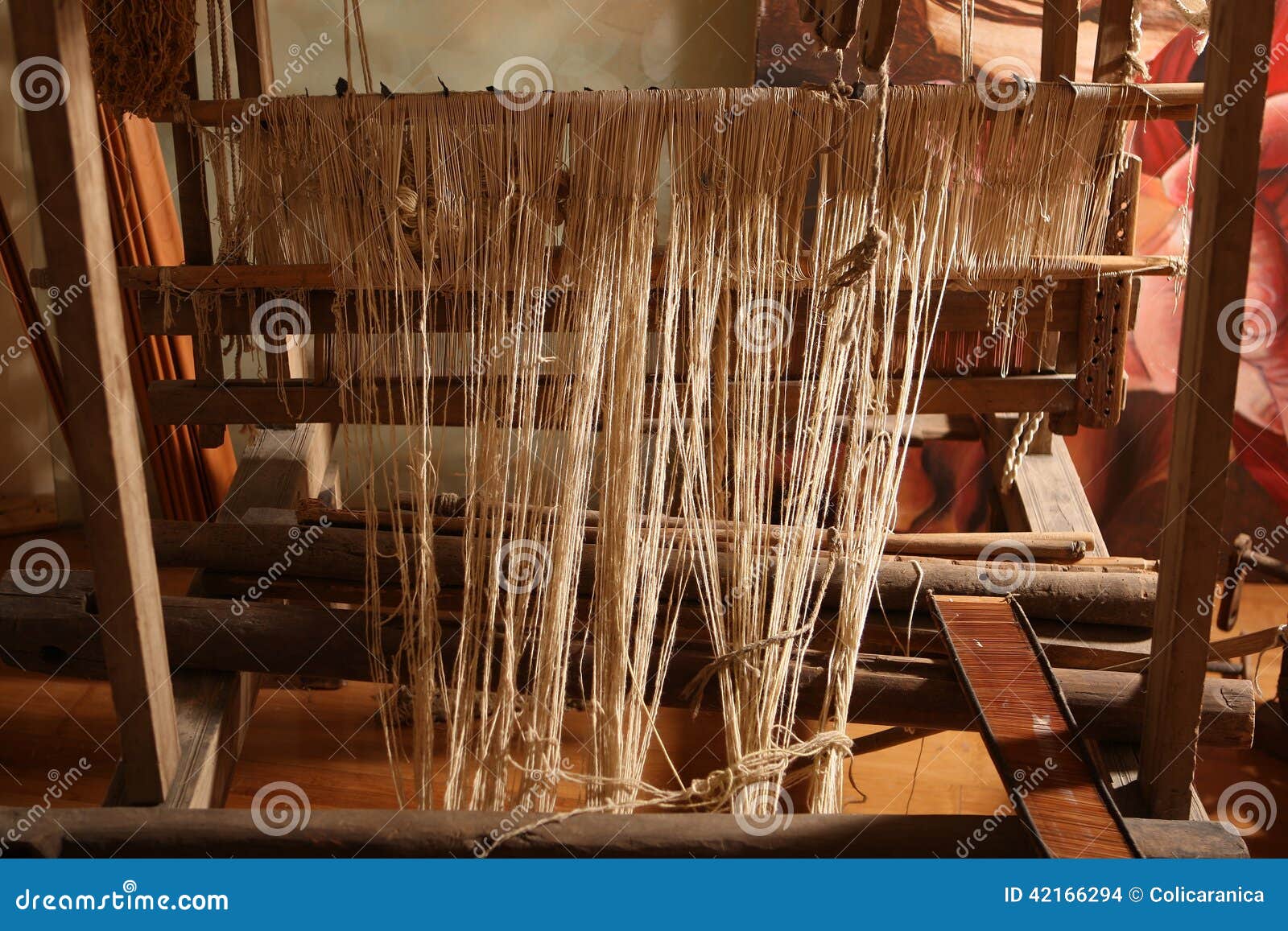 Loom stock photo. Image of culture, material, fabric - 42166294