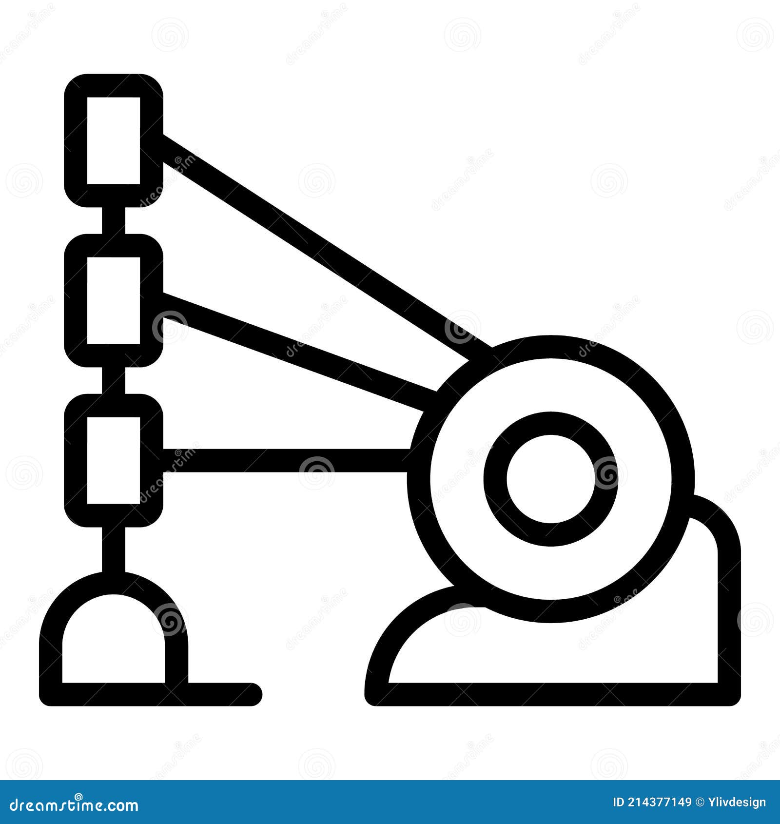 Loom Equipment Icon, Outline Style Stock Vector - Illustration of cloth ...