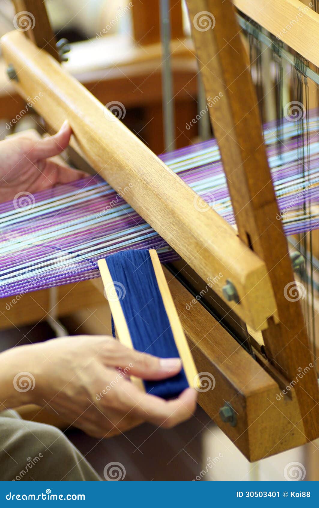 On the Loom stock image. Image of work, fingers, loom - 30503401