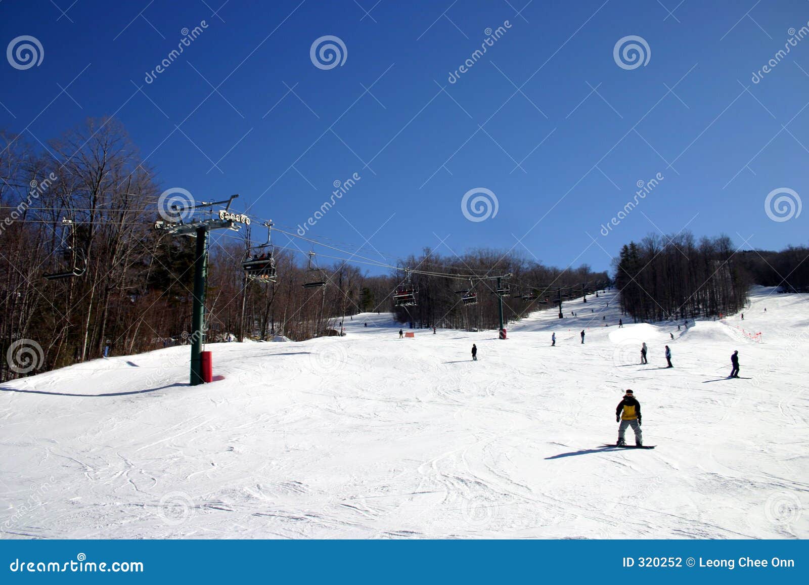 Loon Mountain Ski Resort stock photo. Image of river, resort - 320252