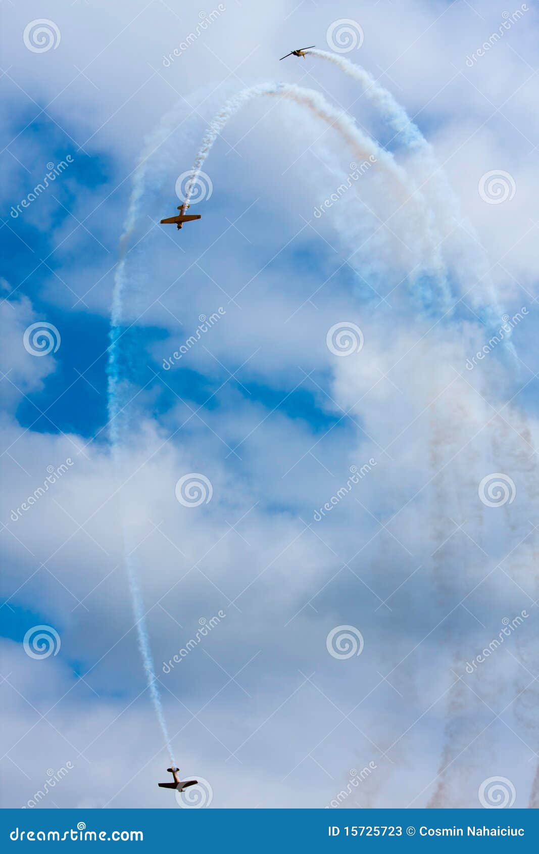 Loop De Loop By Six Airplanes Stock Photography | CartoonDealer.com ...