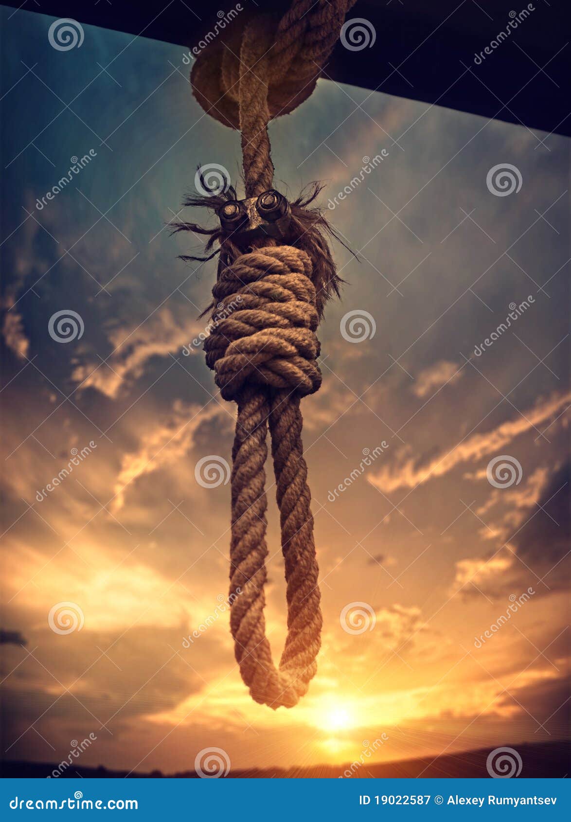 Loop stock image. Image of gallows, dusk, textured, beauty - 19022587