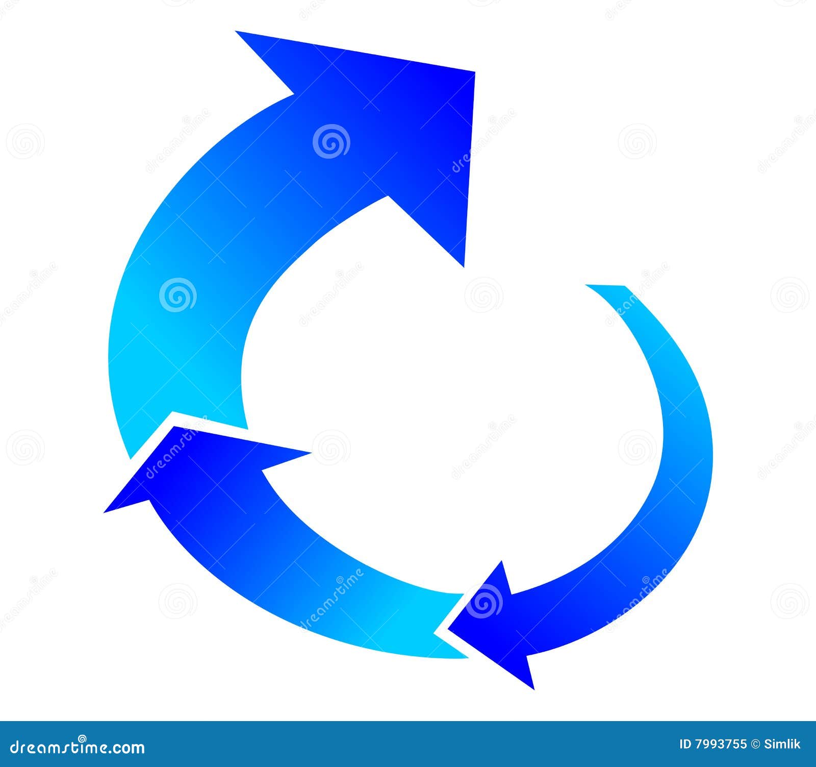 Loop stock vector. Illustration of recycle, pattern, cycle - 7993755