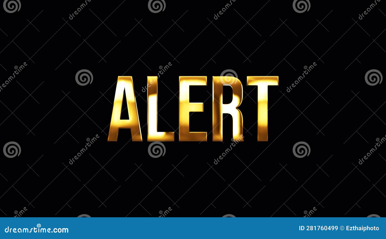 Loop Animation of Alert Golden Text Light Motion Effect Stock Video ...
