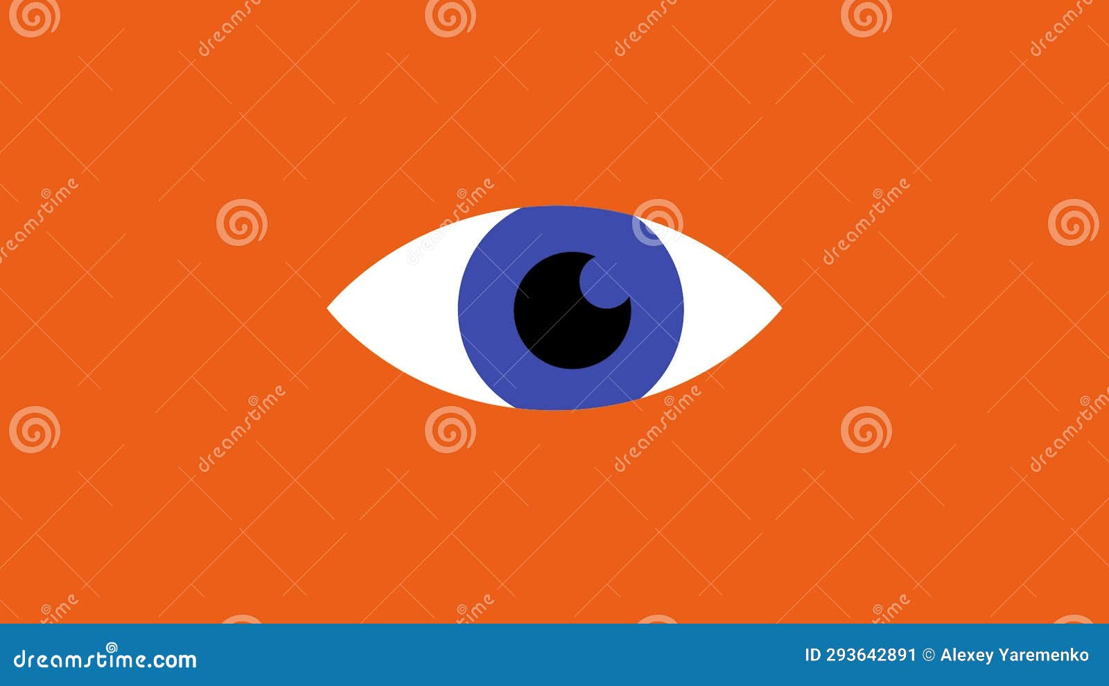 Loop Animation with Blinking Eye Stock Video - Video of graphic ...