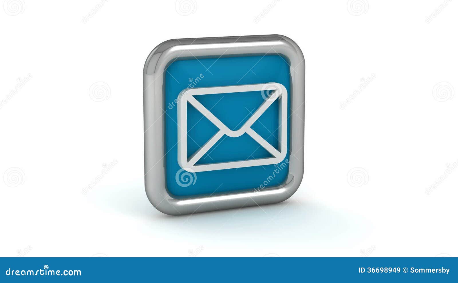 Loop Animation of a Blue Mail Icon Stock Footage - Video of mail ...