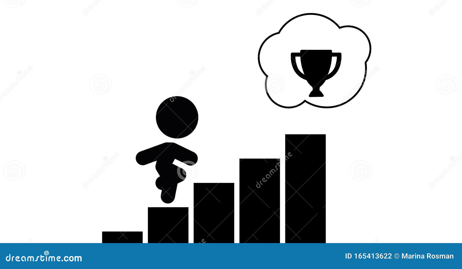 Loop Animation of Icon Skipping Steps Motion Stock Footage - Video of ...